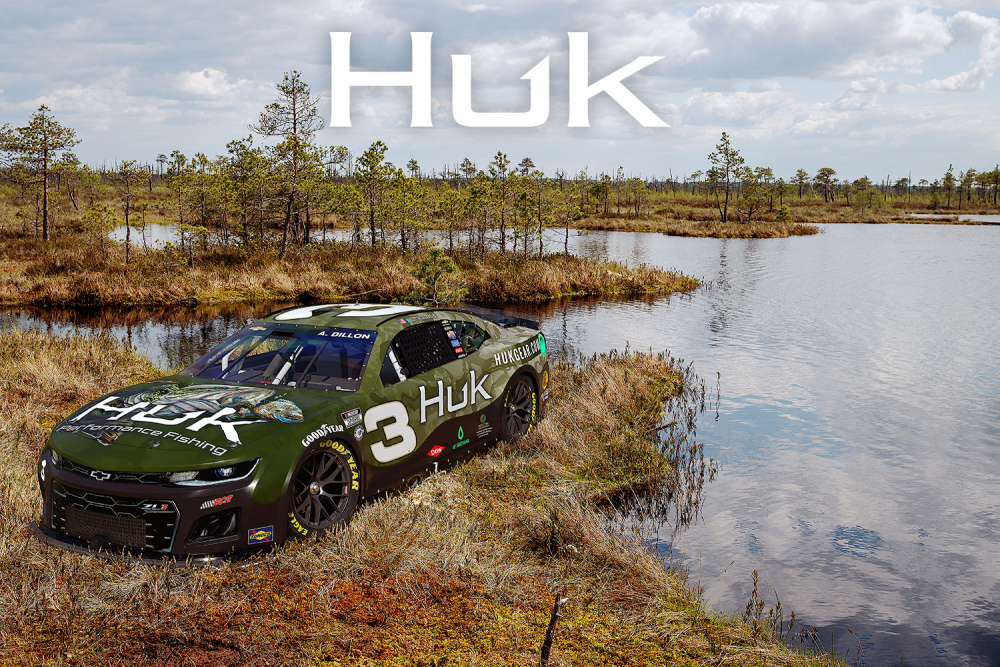 The No. 3 Huk Chevrolet Camaro ZL1 heads into the Ally 400 ...