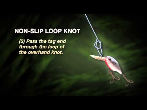 Knot How-to: Non-Slip Loop Knot - SpiderWire | Westernbass.com