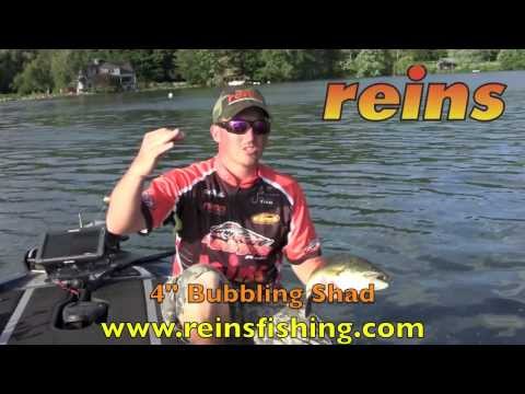 Tackle How-to | Texas rigging Reins Bubbling Shad for Summer Bassin ...